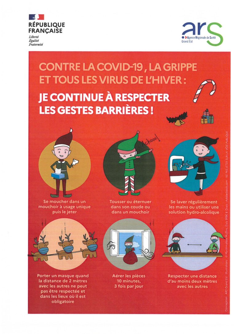 Prévention COVID et GRIPPE : continuons à respecter les gestes ...